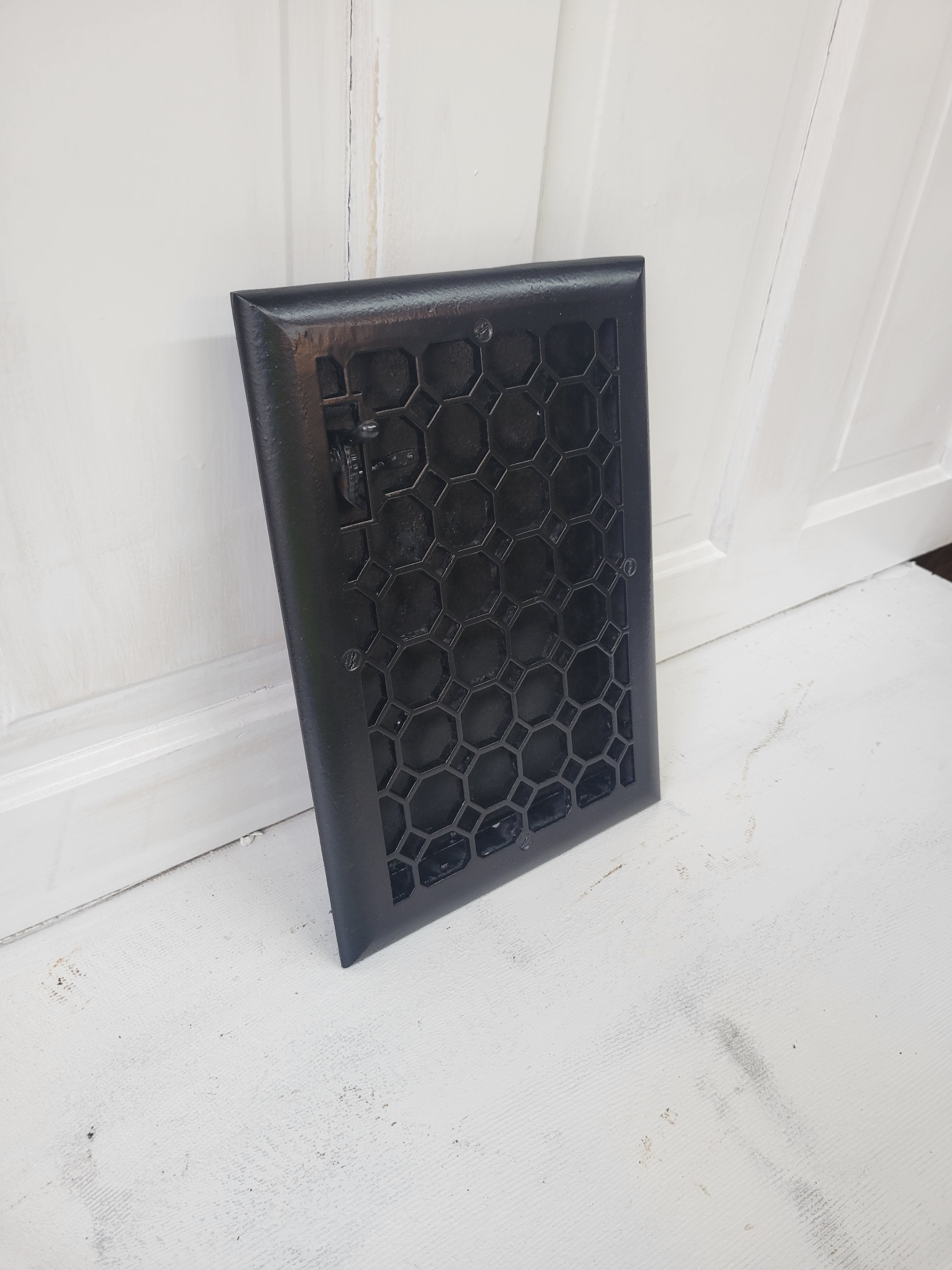 10 x 14 Antique Cast Iron Fancy Vent Cover, Floor Register Cover #0515 ...