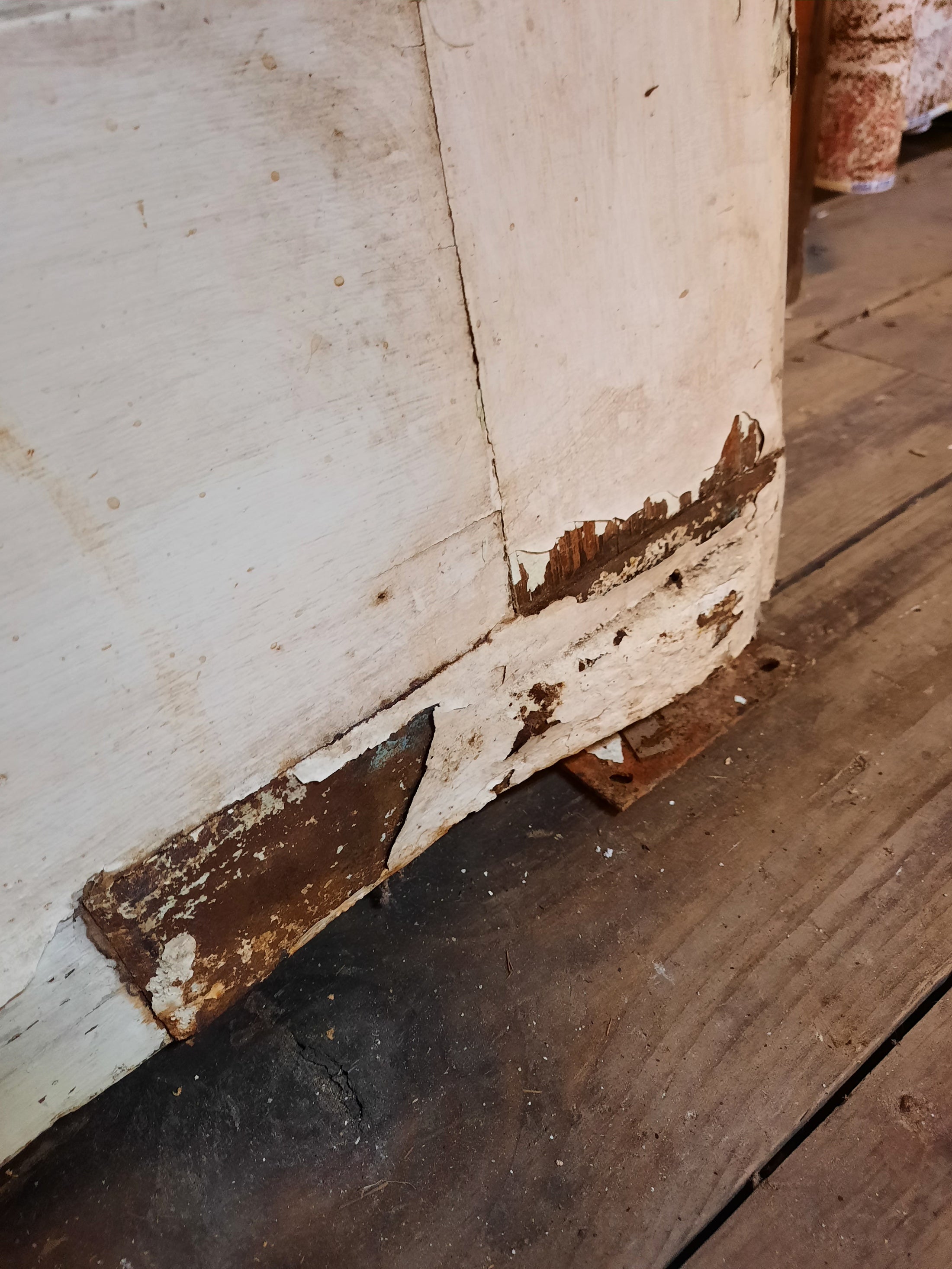 32" Antique Solid Wood Swinging Door, Early 1900s Butler or Pivoting D ...