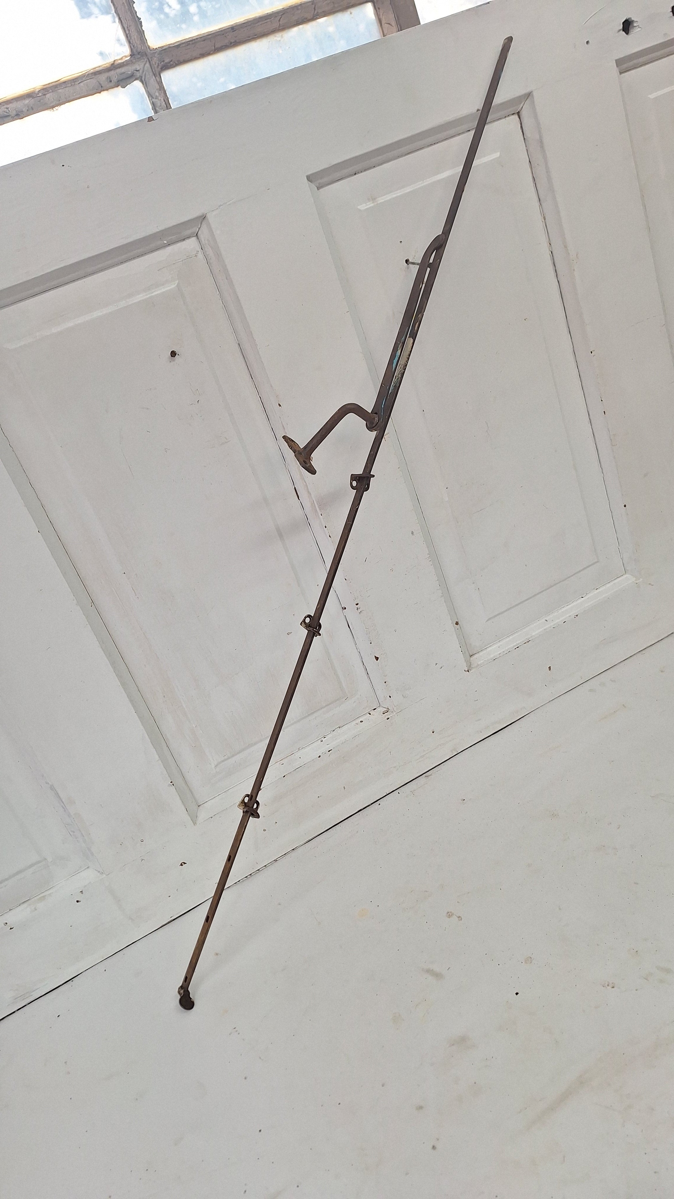 36' Transom Window Flat Style Rod, Antique Transom Operator Hardware ...